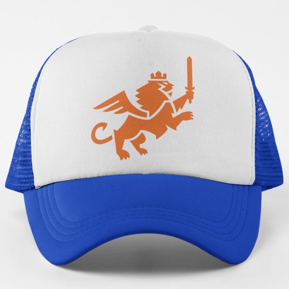 Accessories | New Fc Cincinnati Soccer Lion Logo Foam Trucker Mesh Snapback Hat 2tone Blue ...